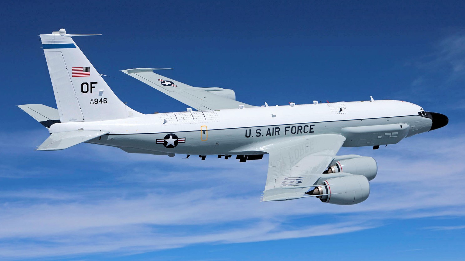 U.S. RC-135 Surveillance Jet Has Flown Unprecedented Mission Over ...