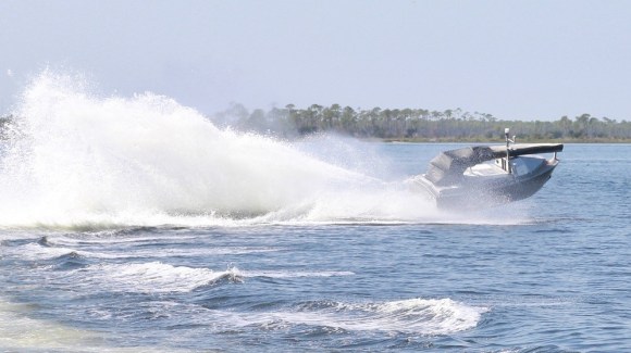 Stinger Missile-Toting Drone Boats Could Protect Navy Logistics Ships