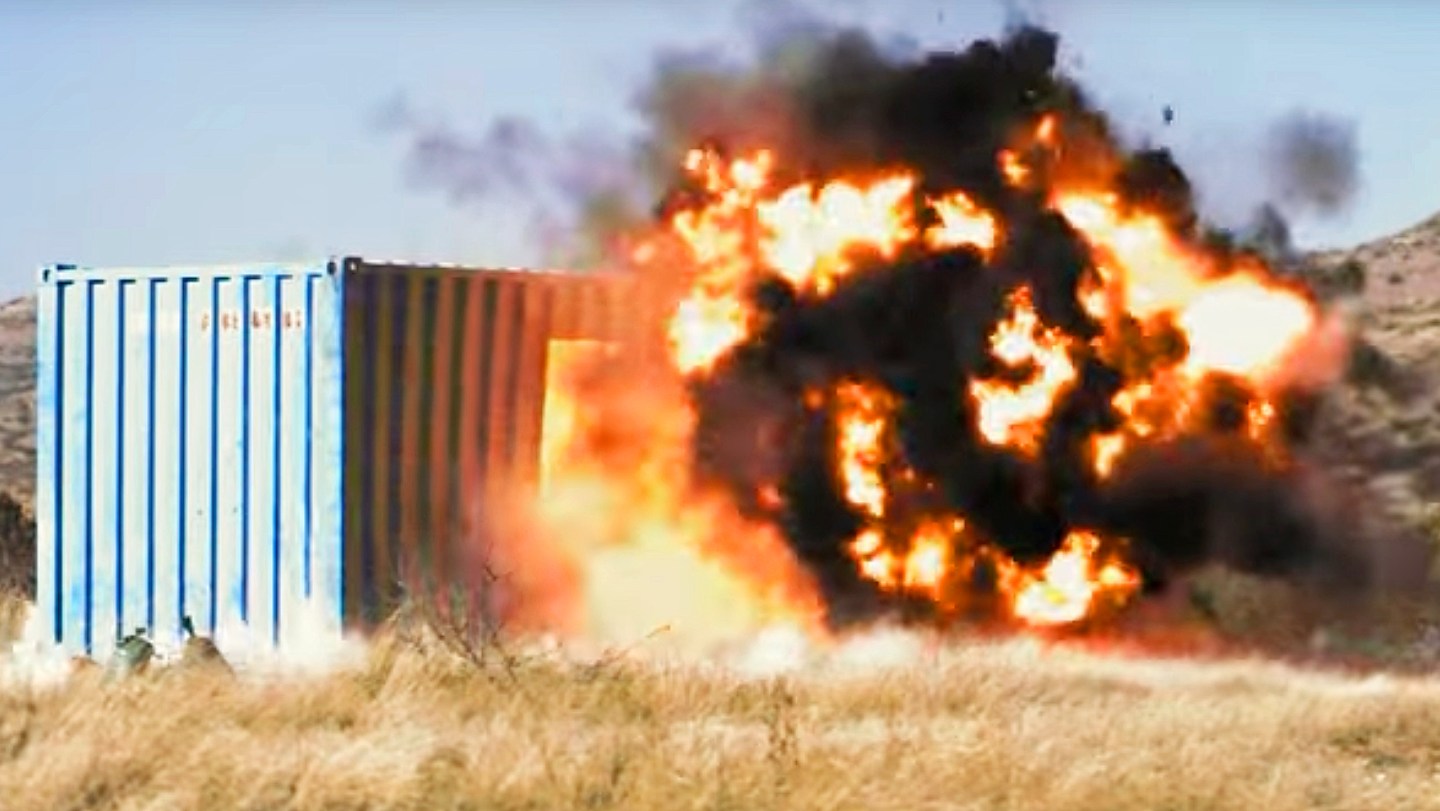 Our First Look At An ALTIUS-600M Loitering Munition Detonating