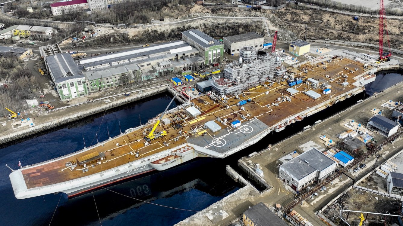 Russia's Accident-Prone Aircraft Carrier Has No Crew