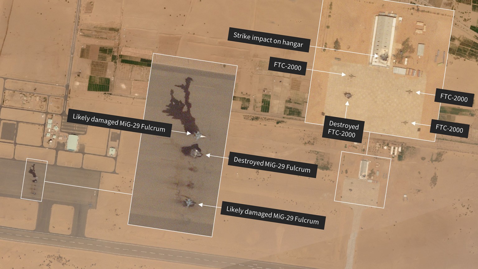 Egyptian MiG-29s Destroyed In Sudan
