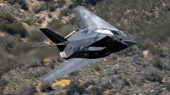 F-117 Nighthawks Caught Roaring Through A Canyon In Awesome Images