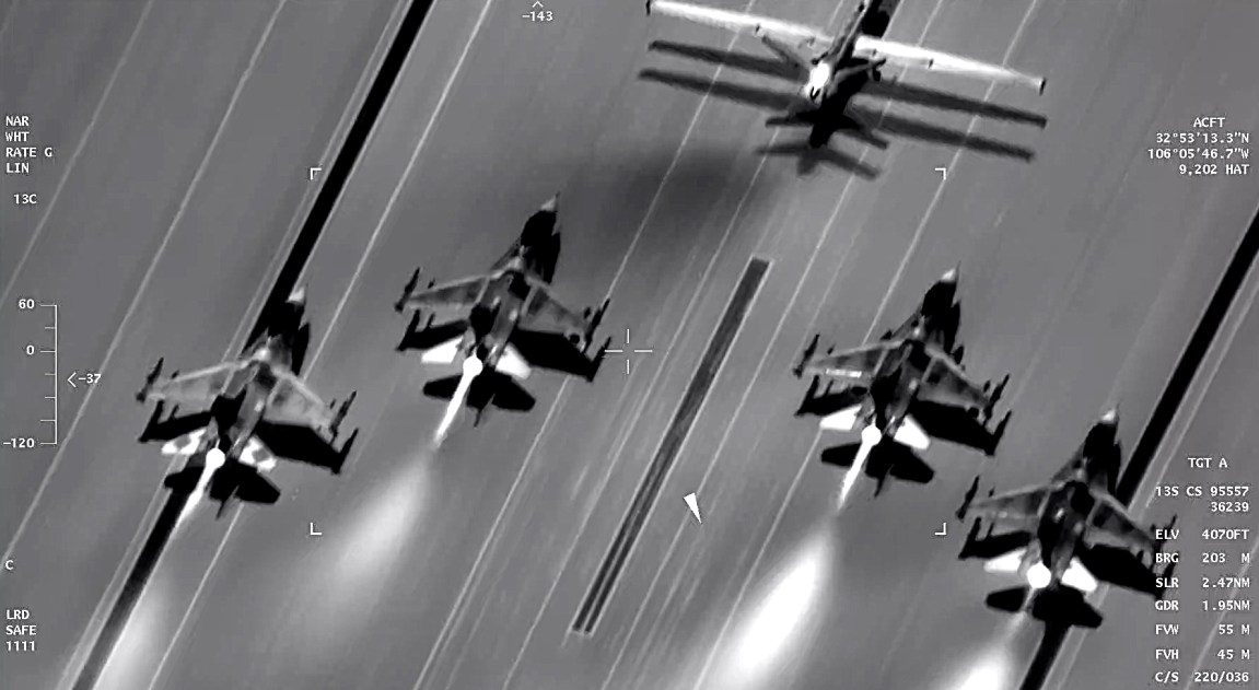 Take An MQ-9 Reaper's View Of Holloman Air Force Base's Elephant Walk