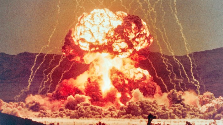 Why Vertical Smoke Trails Are Seen During Nuclear Explosions