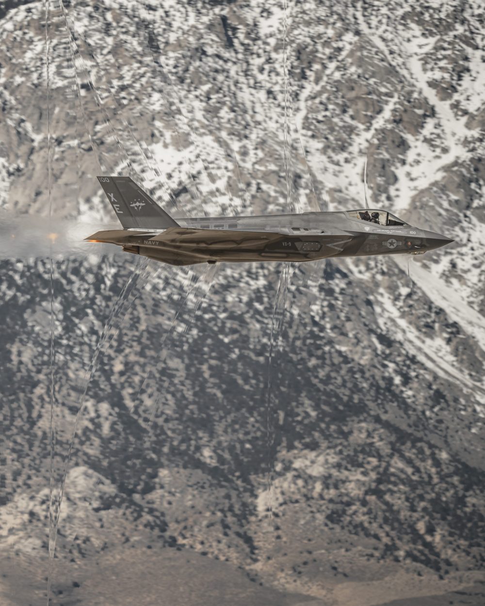 Shockwaves Bend Light Around Transonic F-35C In Spectacular Images