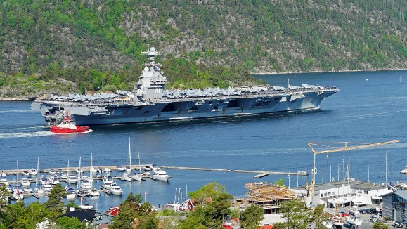 Carrier USS Ford Holding Off Of North Africa As Trump Reportedly Won't ...
