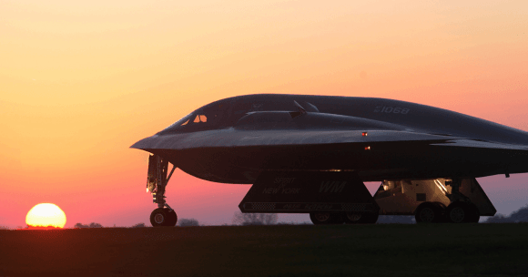 B-2 Spirit Skimming The Miami Skyline Looks Menacing As Hell