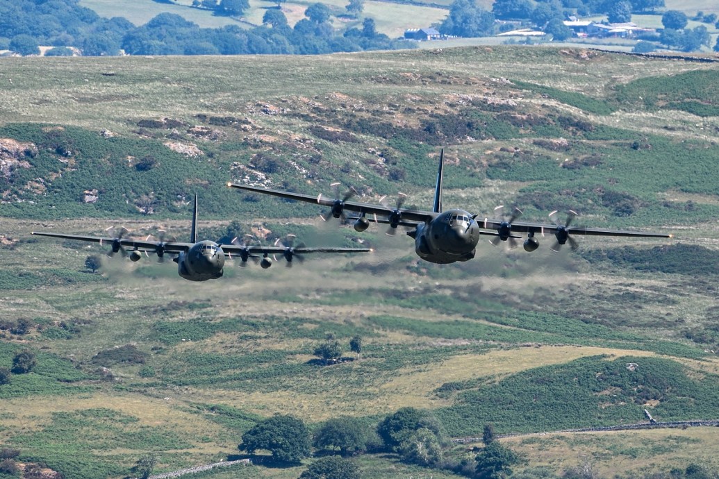 Britain Bids Farewell to C-130 Hercules With Spectacular Flypast