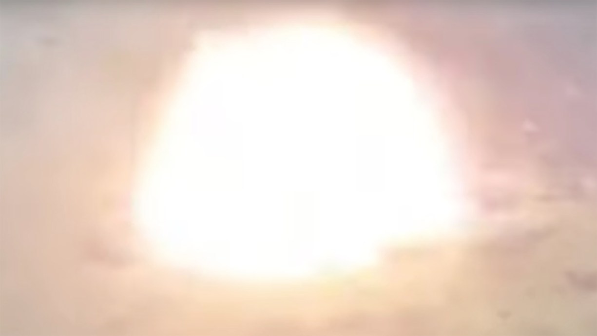 Ancient Russian T-54 Tank Turned Into Rolling Bomb Explodes In Massive ...