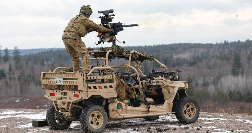 Canada Testing Big TOW Missile System On Little MRZR Buggies