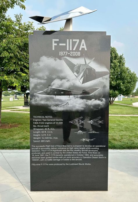 Memorial To Those That Pioneered Stealth Technology Unveiled