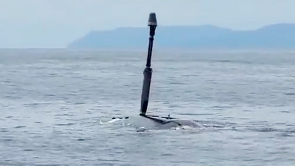 Our First Glimpse Of The Navy’s Orca Unmanned Submarine At Sea