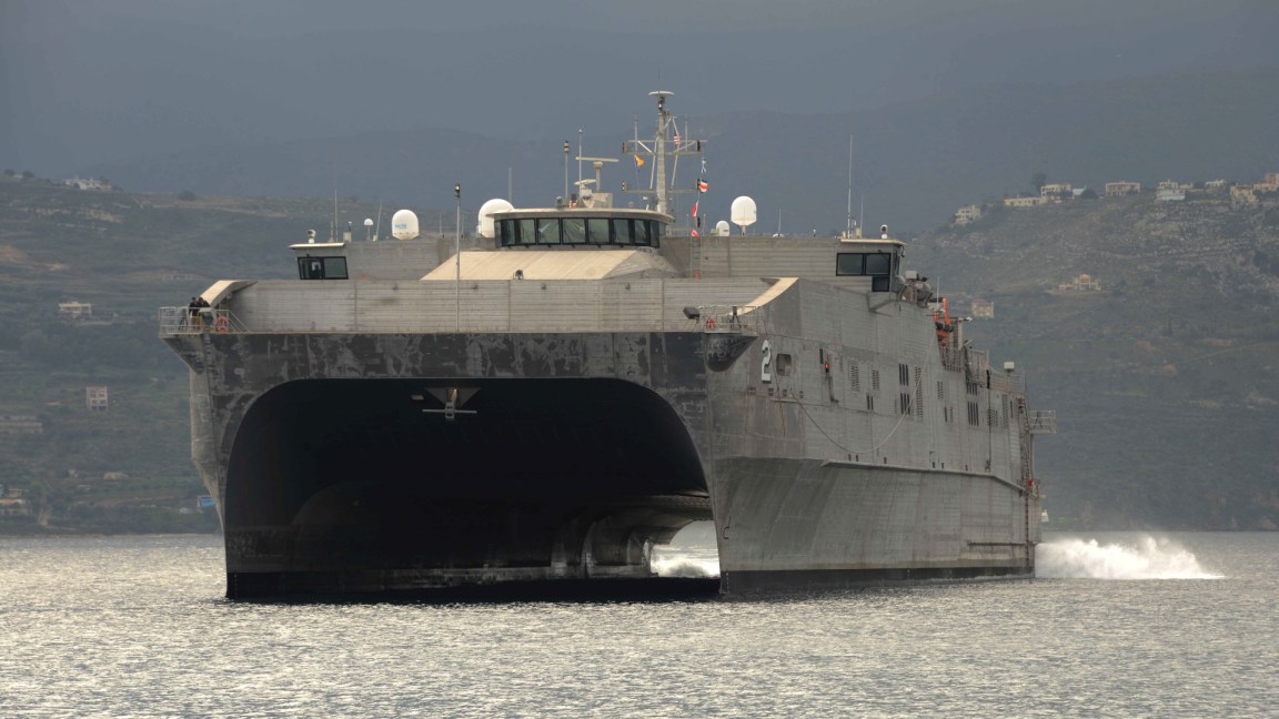 Navy Wants To Sideline Its Fast Transport Catamarans As Pacific Fight Looms
