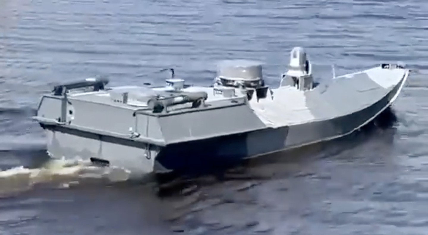 New Drone Boat Named Sea Baby Used In Kerch Bridge Attack