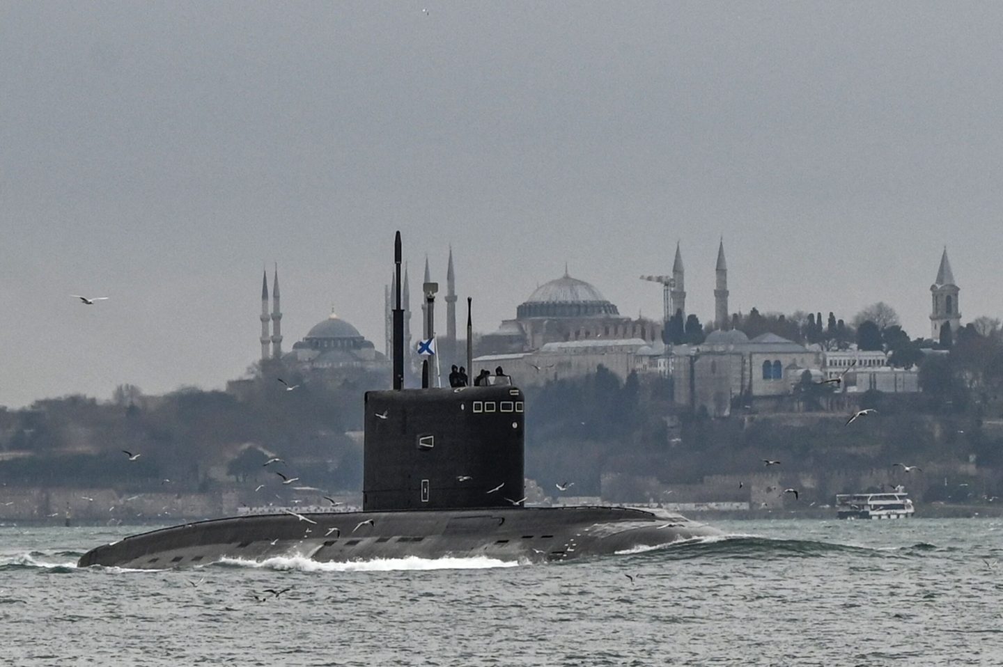Russian Submarine Shows Massive Damage After Ukrainian Strike