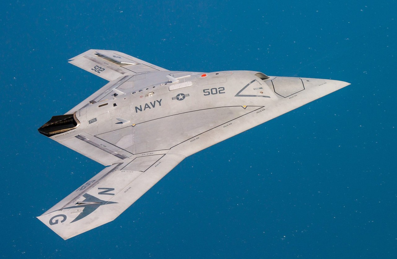 Little Stealthy Flying Wing Drone Displayed By South Korea