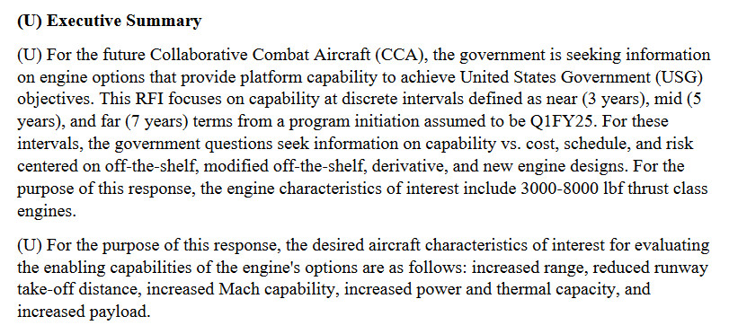Future Air Combat Drone Performance Focus Areas Emerge