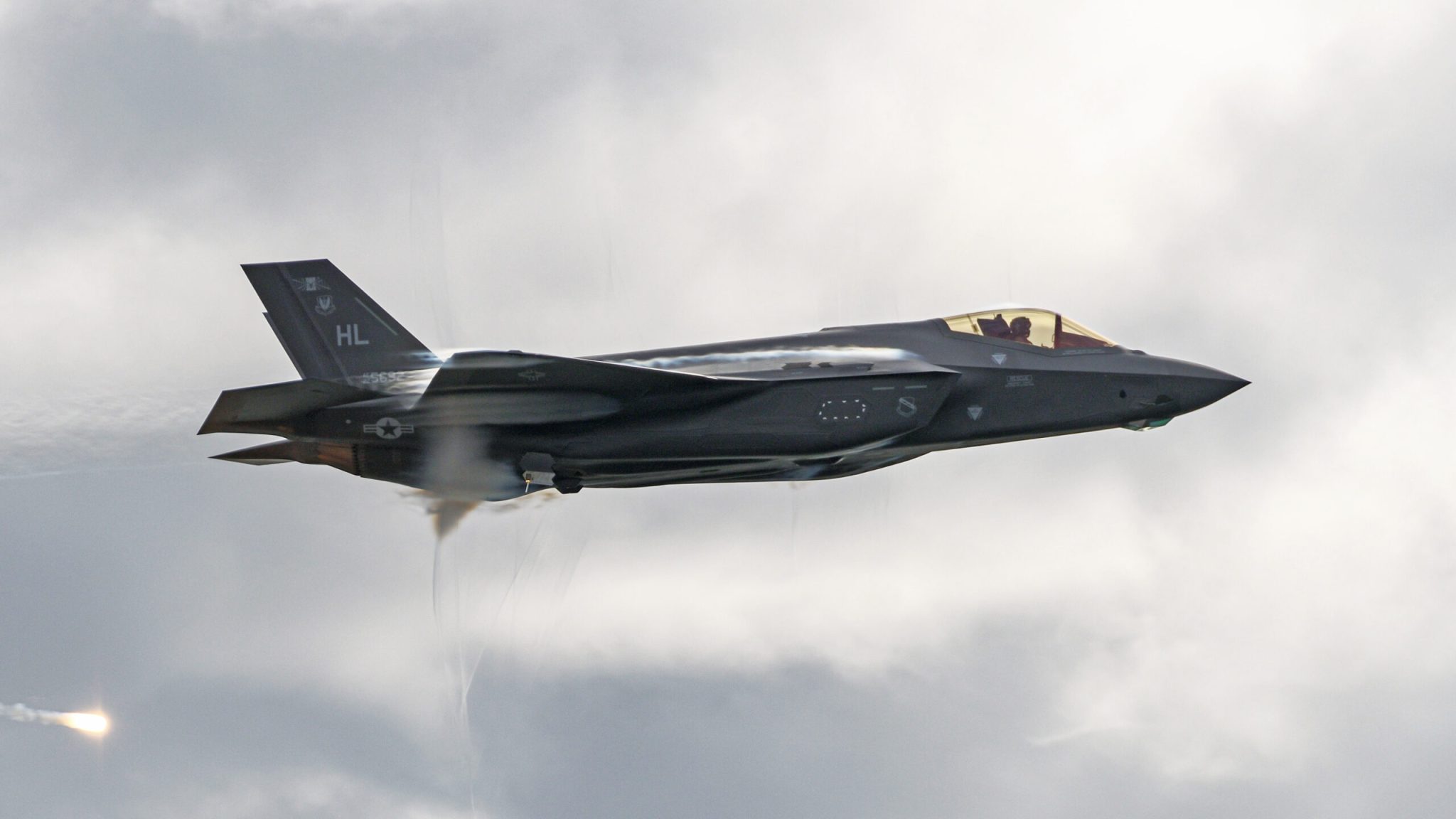 Moment Flare Released From F-35 Captured In Remarkable Photo