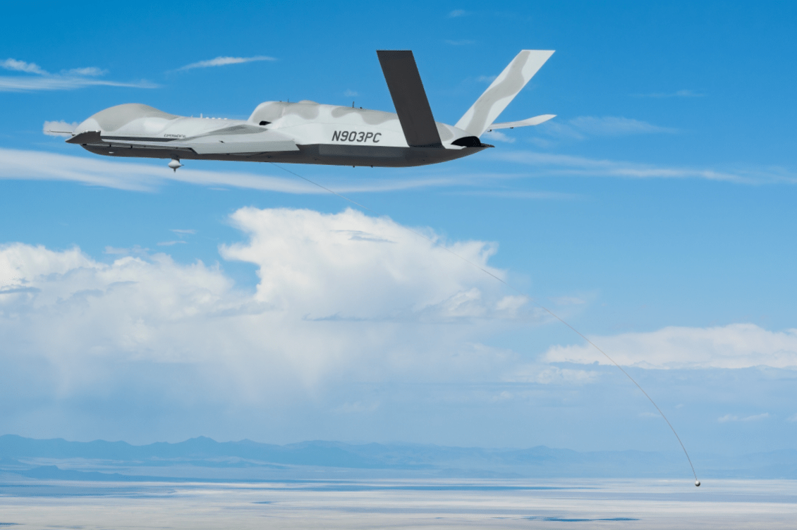 MQ-20 Avenger Tests Recovery Line For Grabbing Smaller Drones Mid-Flight