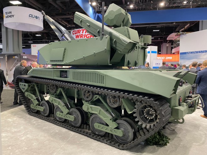 Ripsaw Mini Tank Emerges In New Air Defense Configuration