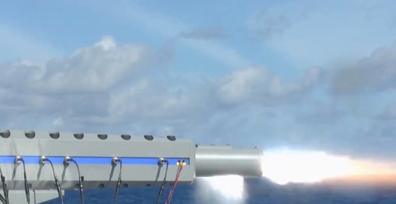 Japan's Railgun Performs First Test Firing At Sea
