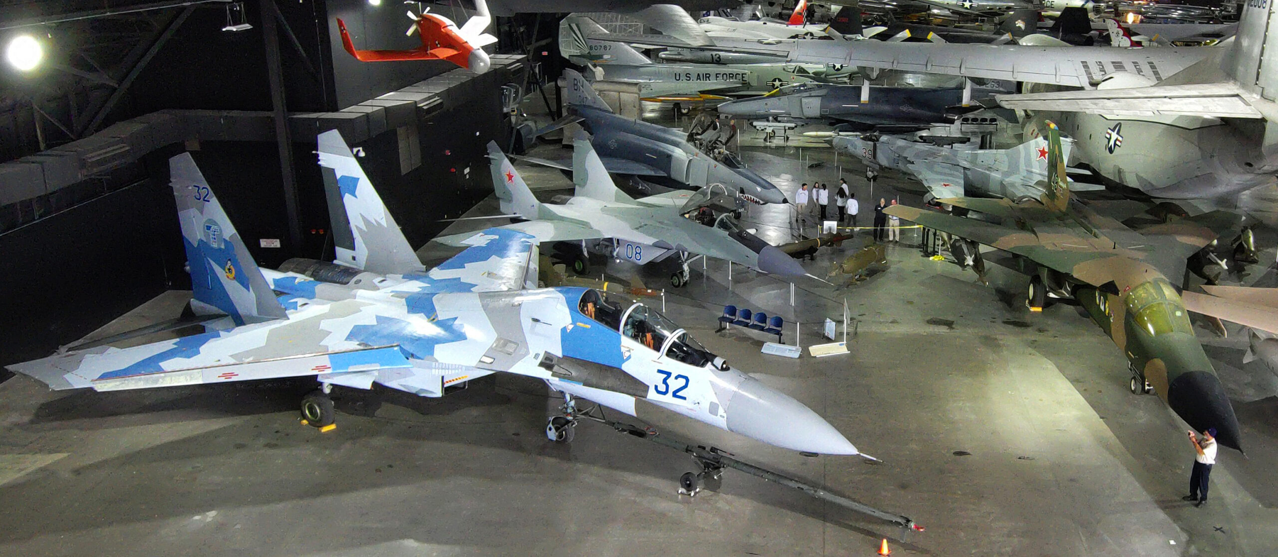 Su-27 Absolutely Dwarfs All Jets Around It At Its New Home