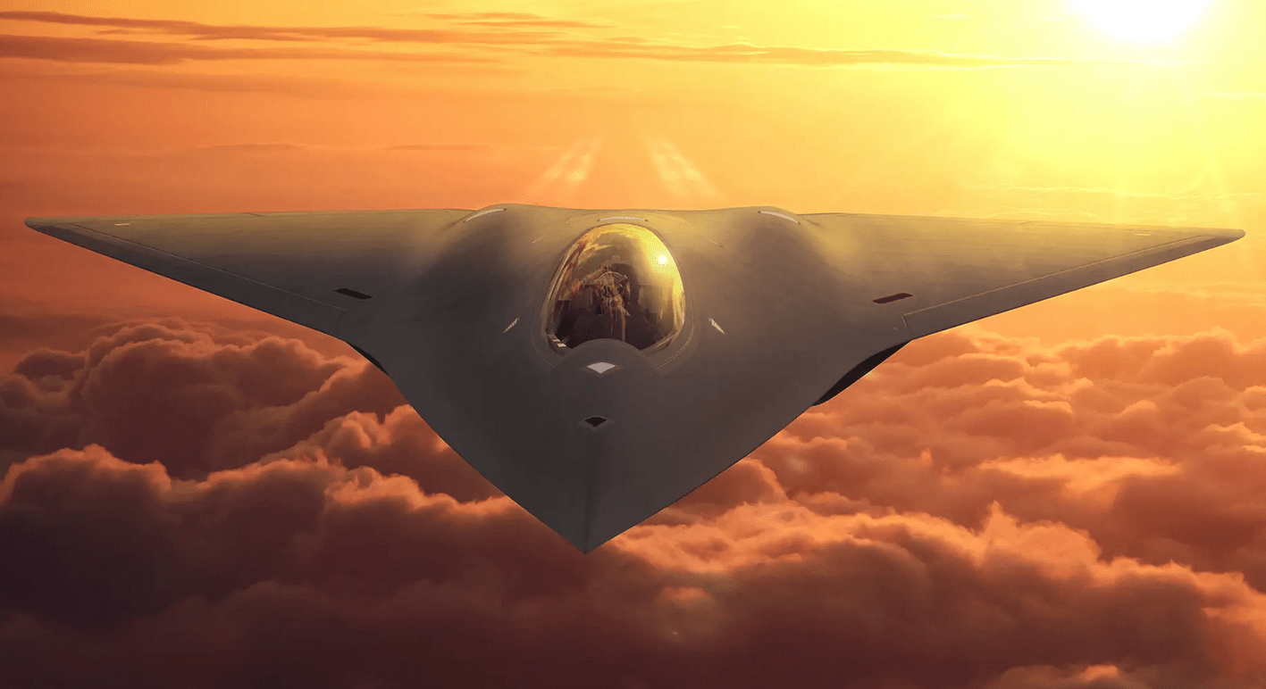 Skunk Works Teases Tailless NGAD Fighter Design In New Ad