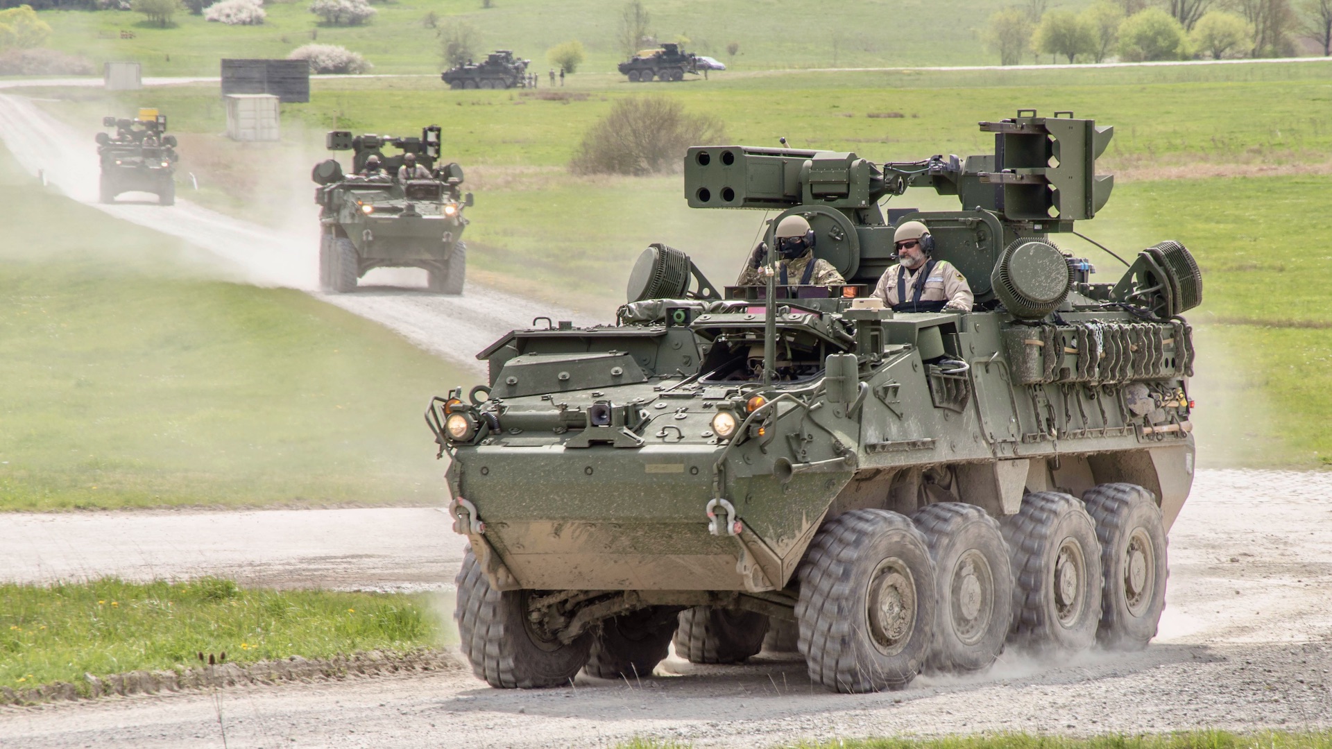 Competition To Build An Army Stryker That Zaps Drone Swarms Heats Up