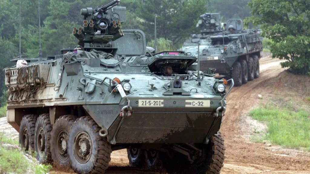 Army Is Looking For Hybrid Drivetrains For Its Strykers