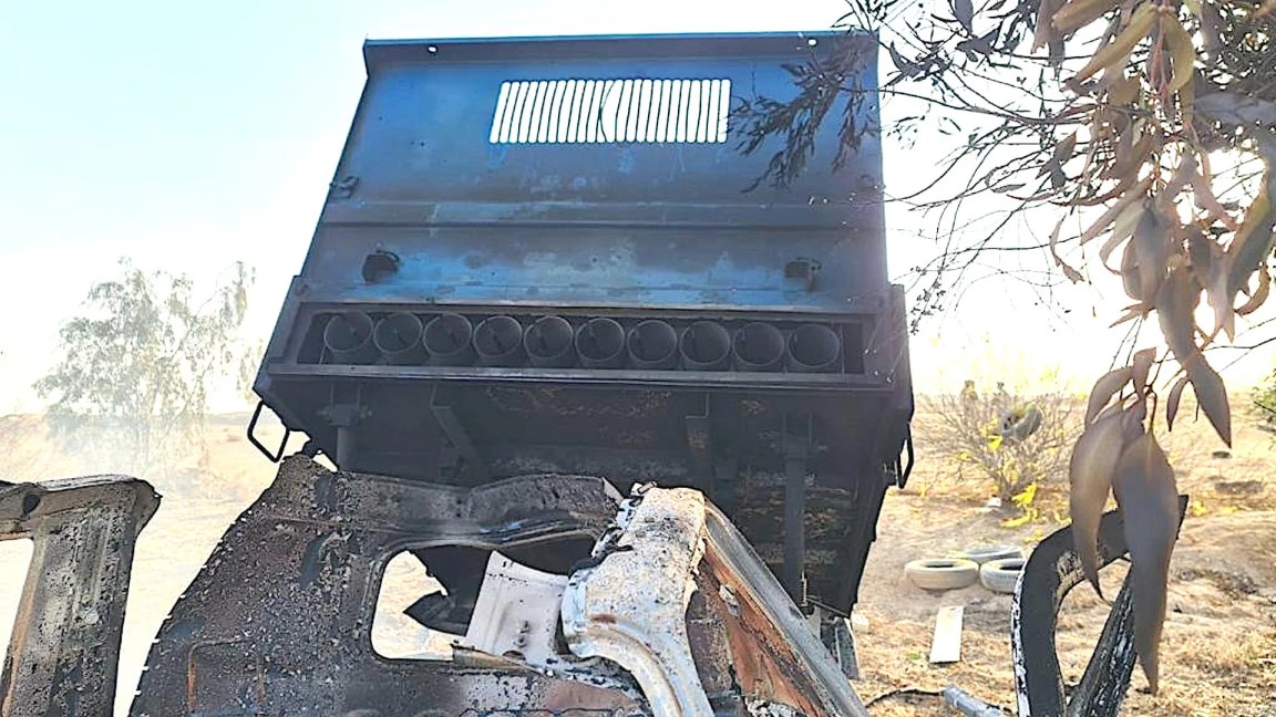 Rocket Launcher Disguised As Fuel Truck Seen Firing In Iraq