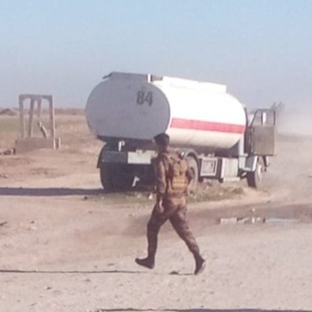 Rocket Launcher Disguised As Fuel Truck Seen Firing In Iraq