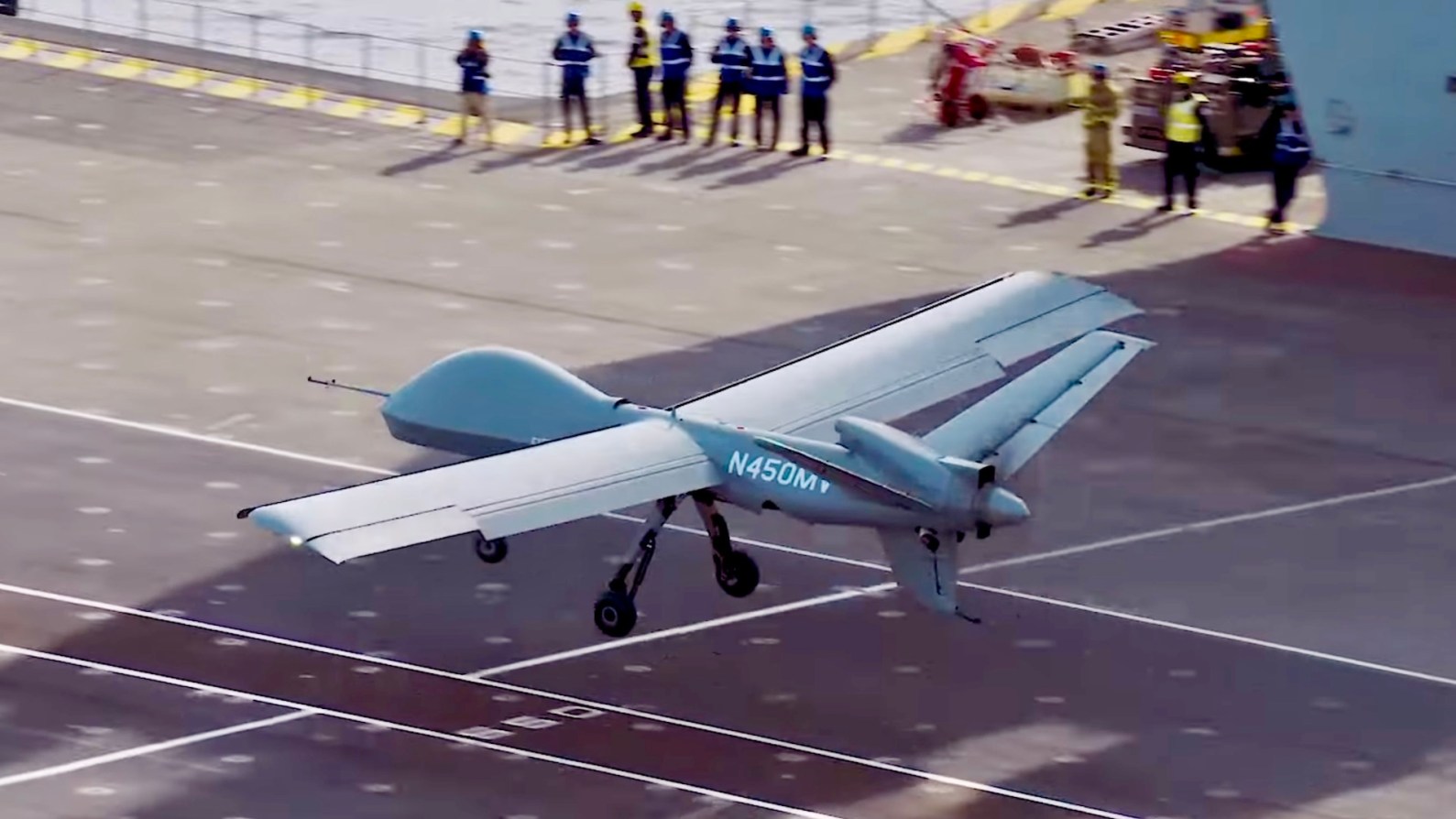 Mojave Drone's Carrier Debut Shown In Greater Detail In Video
