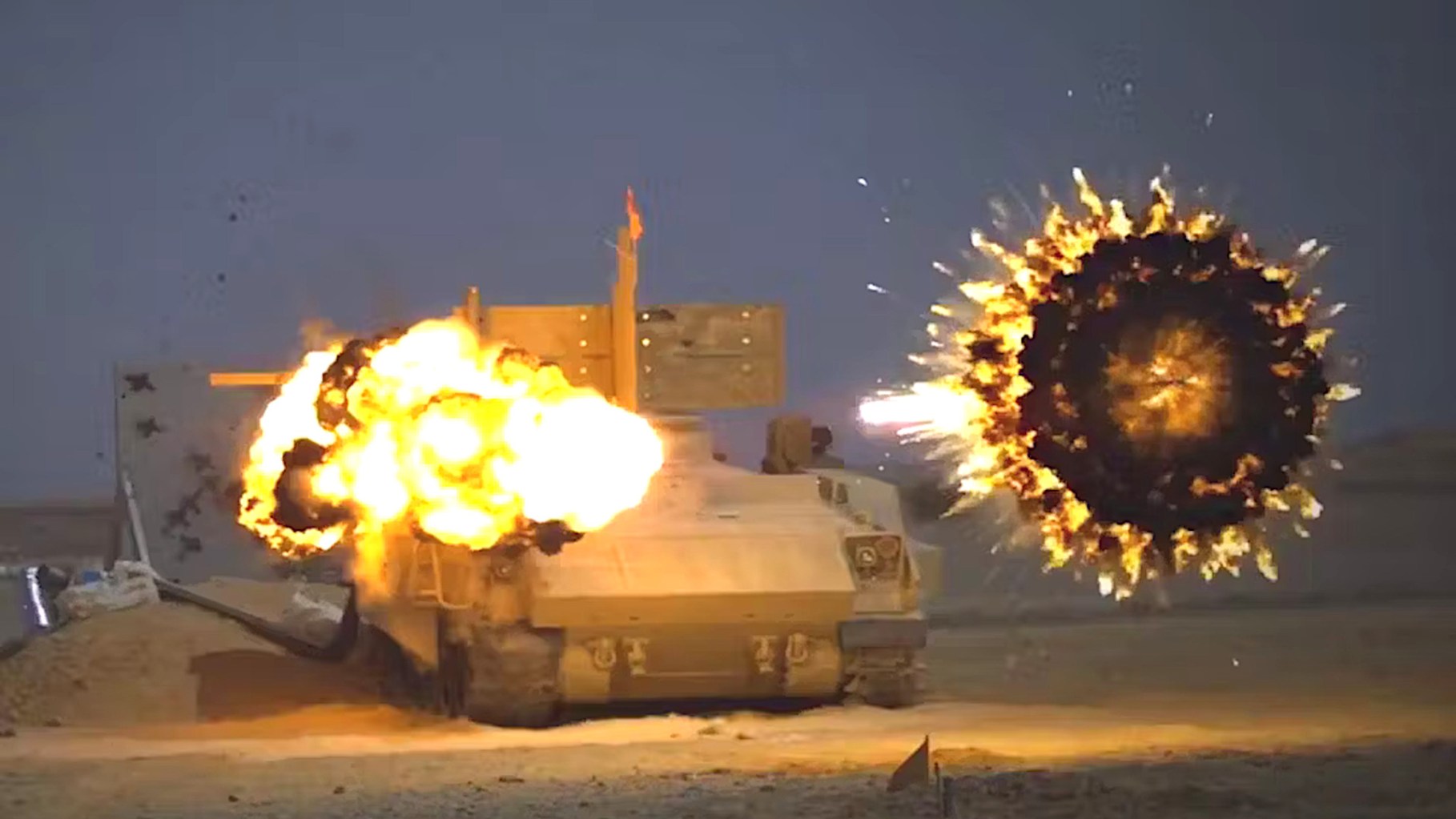 Tank Active Protection Systems Could Be Used To Shoot Down Drones