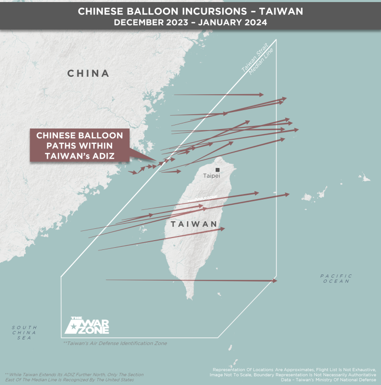Spike In Chinese Balloons Over Taiwan A “Serious Threat”