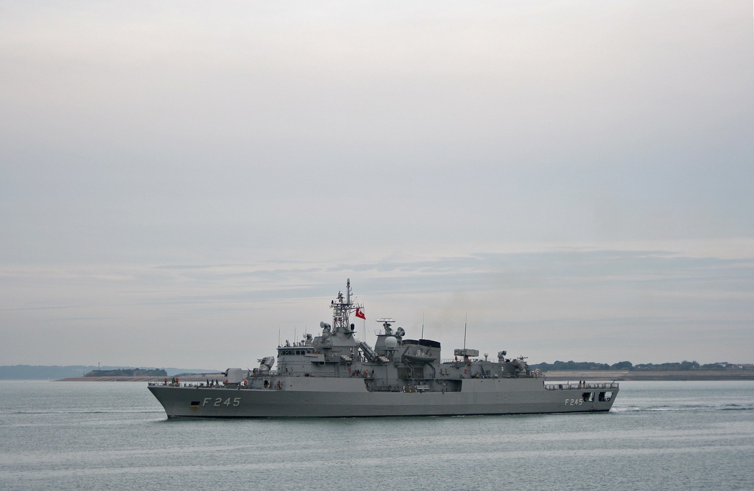 Turkey's First Domestically-Produced Frigate Has Entered Service