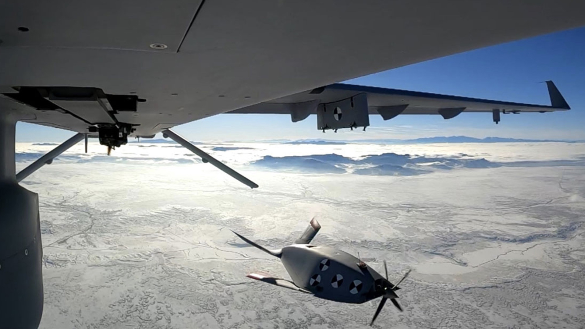 MQ-20 Avenger Tests Previously Unseen Air-Launched Effects Drone