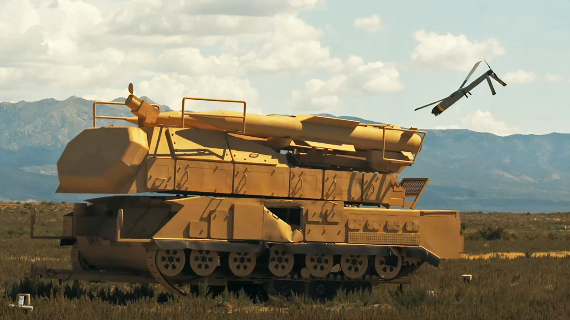 Our First Look At The ALTIUS-700M Loitering Munition Obliterating A Target