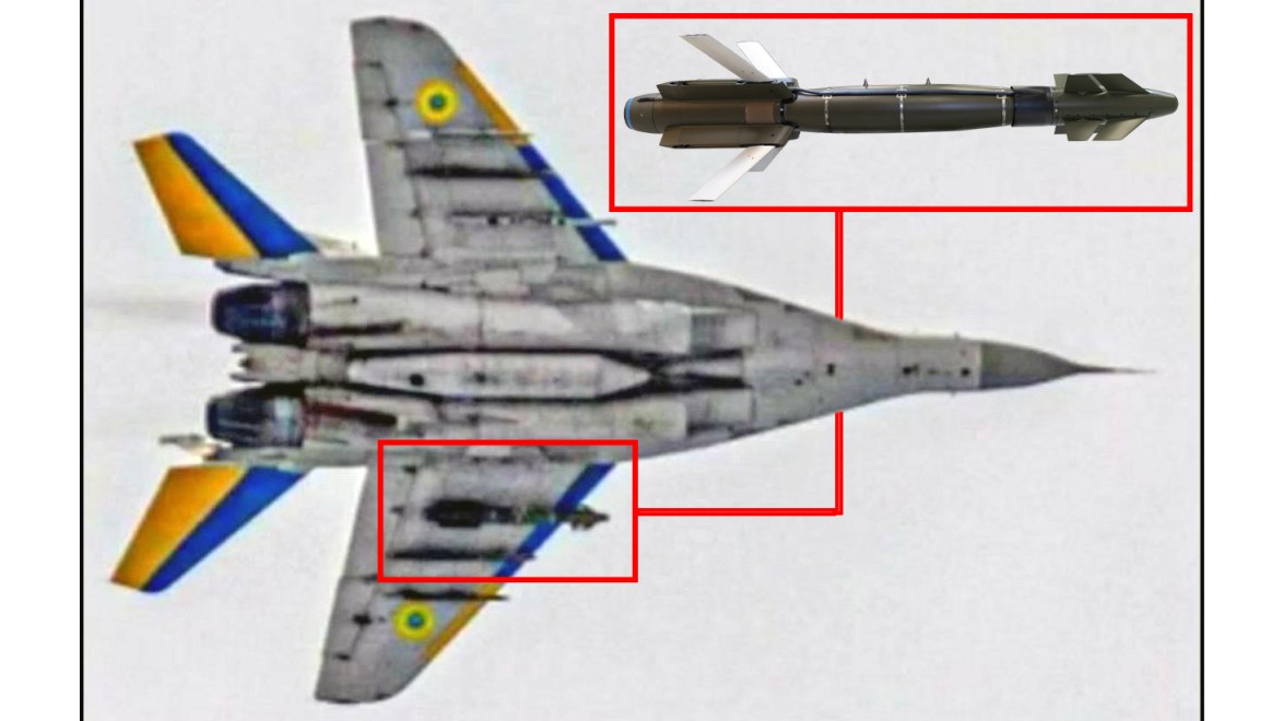 Ukraine’s MiG-29s Are Now Carrying French 'Hammer' Rocket-Assisted Bombs