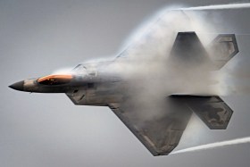 F-22 Spotted With New Stealth Wing Tanks, Infrared Sensor Pods
