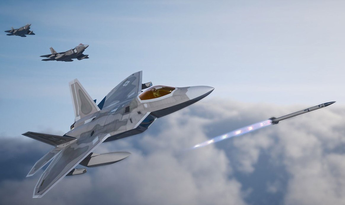 F-22 Spotted With New Stealth Wing Tanks, Infrared Sensor Pods