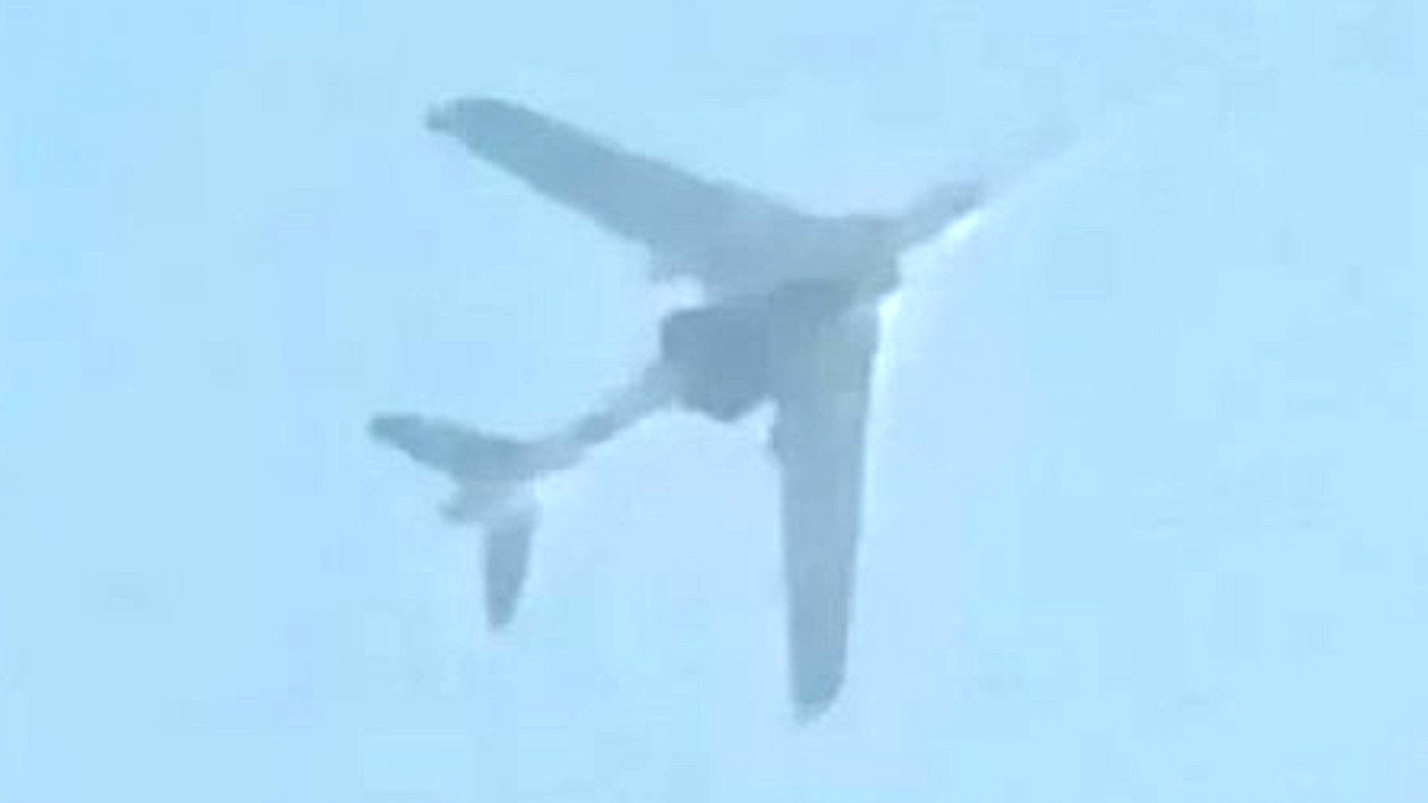 Black Mystery Craft Spotted Slung Under Chinese H-6 Bomber