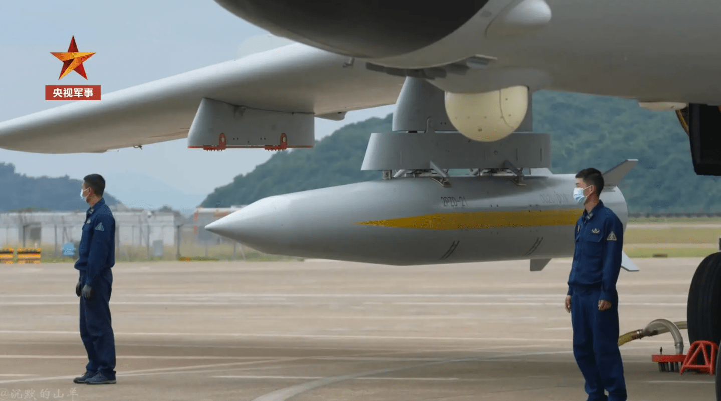 China’s H-6K Bomber Seen Firing Air-Launched Ballistic Missile For ...