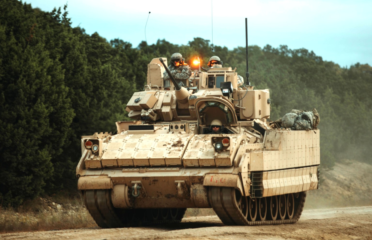 This Is The Army's New M2A4E1 Bradley That Features Iron Fist Protection