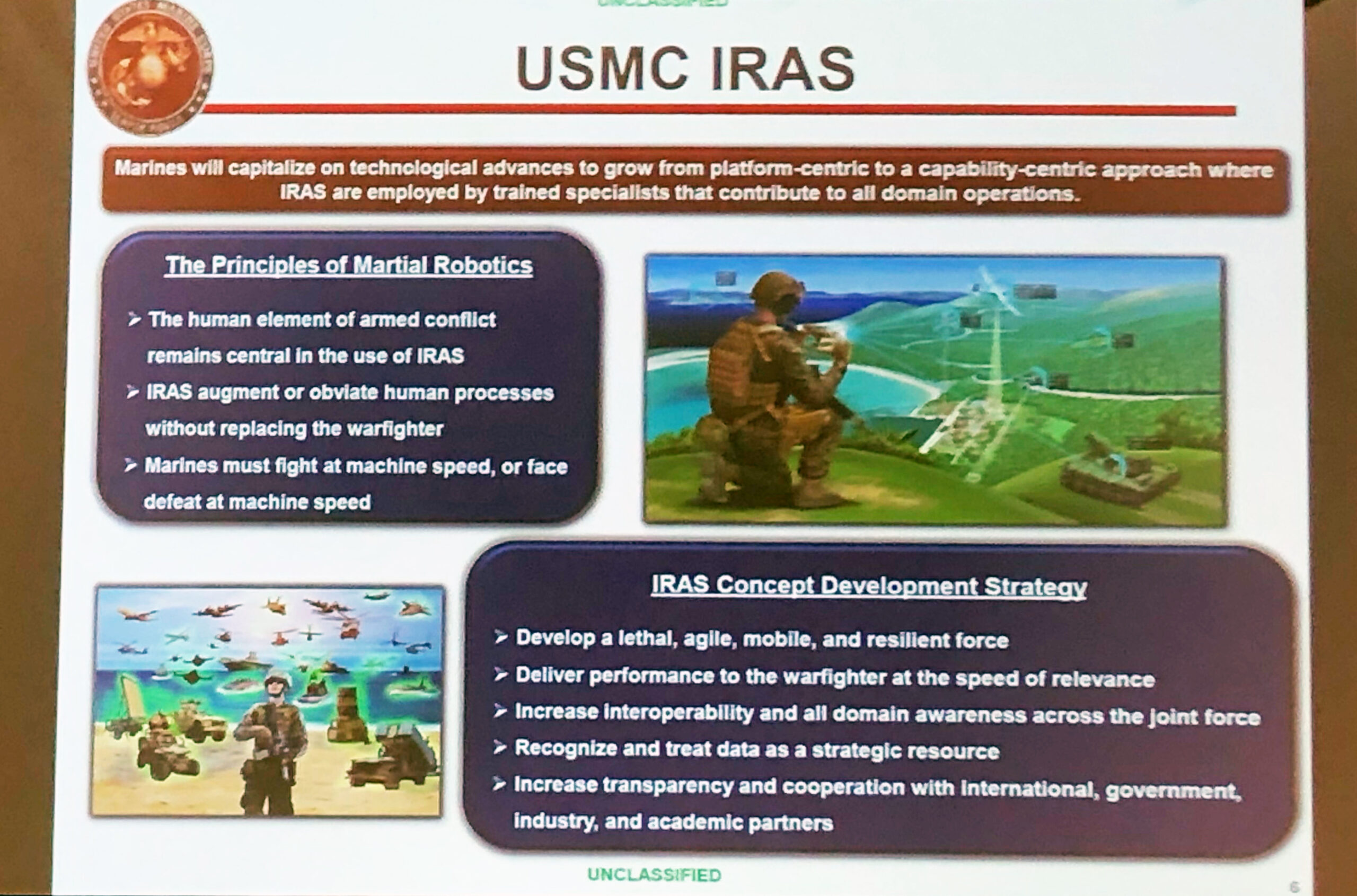 'Robot Marines' In Every Formation: Corps' Robotics Chief Casts Vision