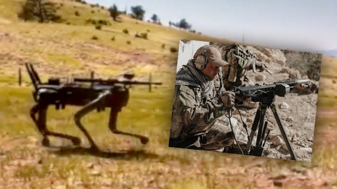 Rifle-Armed Robot Dogs Now Being Tested By Marine Special Operators ...