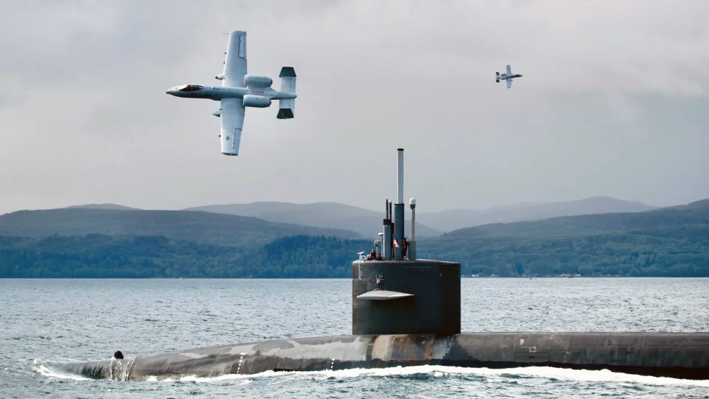 A-10 Warthogs Escorting A Ballistic Missile Submarine Is Certainly ...