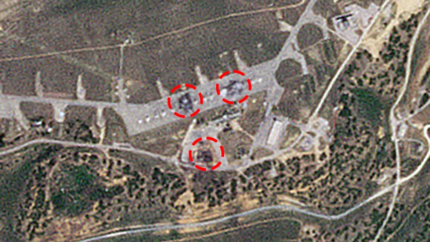 Damage To Russia's Belbek Air Base In Crimea Seen After Ukrainian Strikes