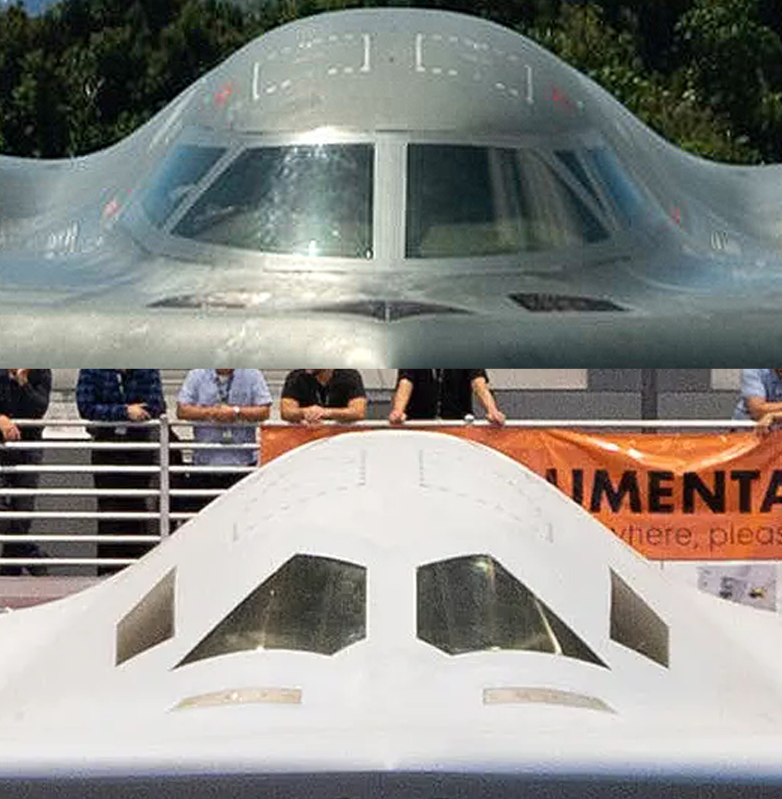 B-21, B-2 Comparison Image Shows Just How Weird The Raider's Windows Really Are