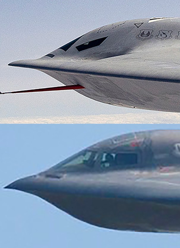 B-21, B-2 Comparison Image Shows Just How Weird The Raider's Windows ...