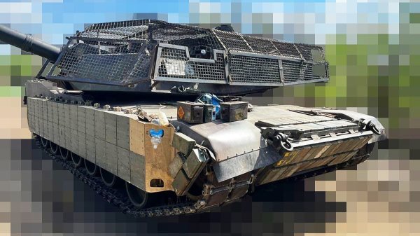 Ukrainian M1 Abrams Tanks Get Elaborate 'Cope Cages,' Soviet Explosive ...